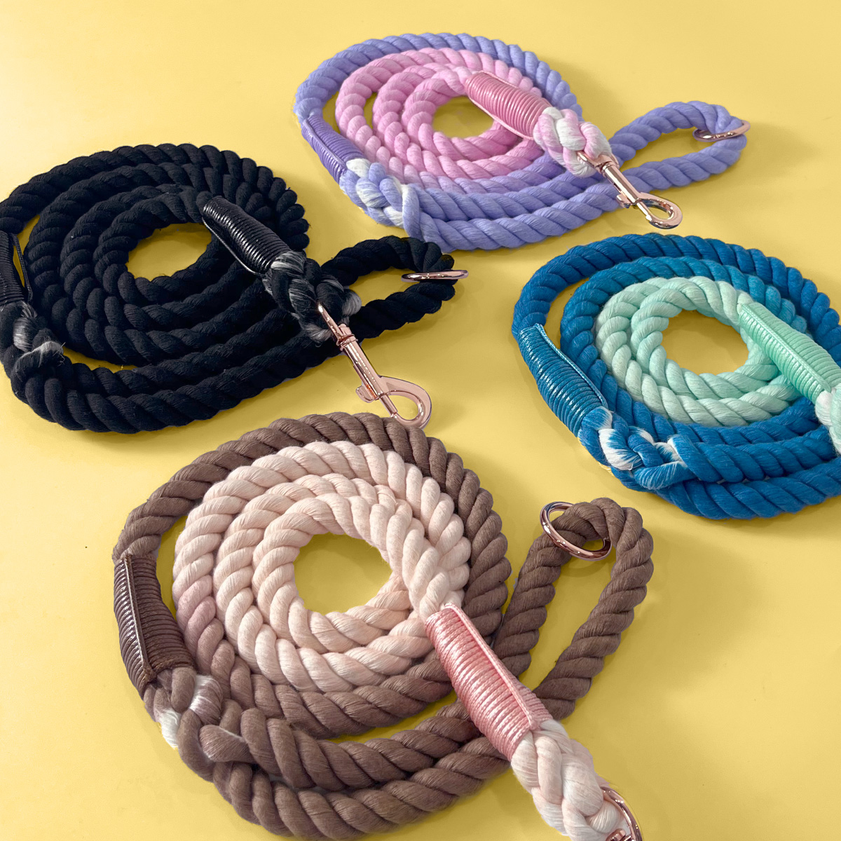 Rope Leash Set – Bark and Spark