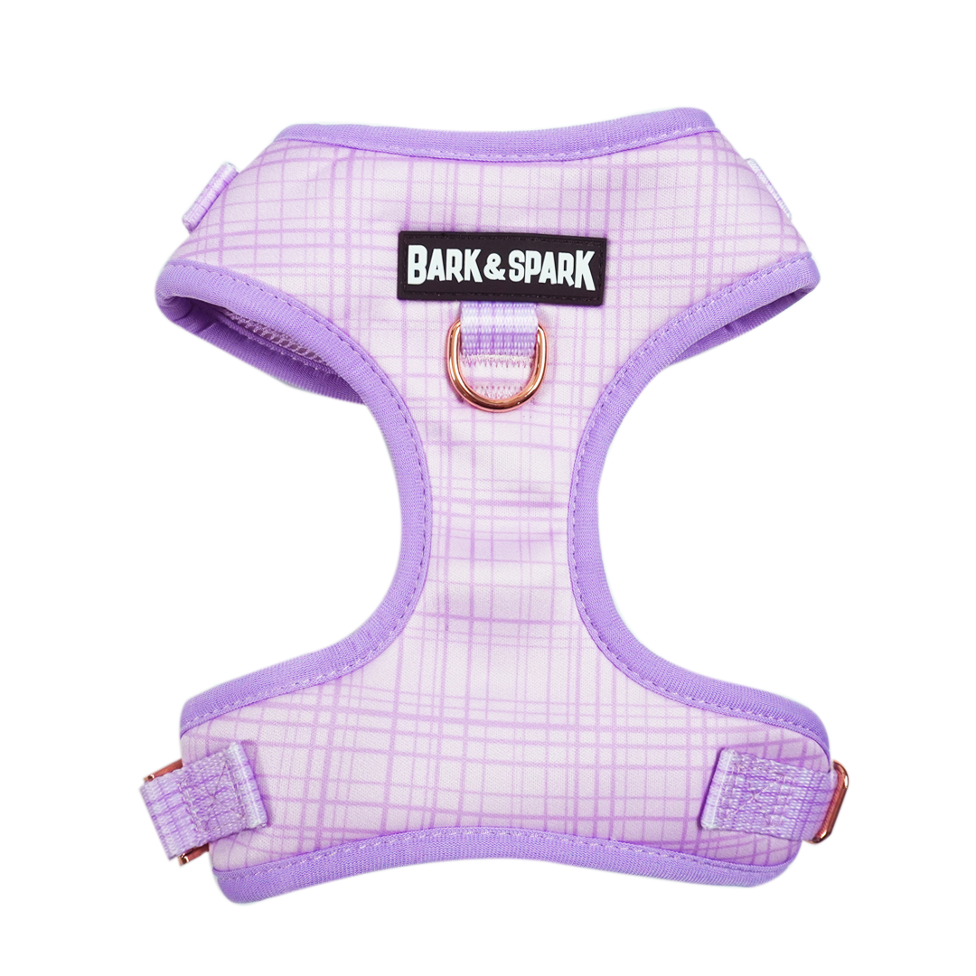 Adjustable Dog Harness - Lilac – Bark and Spark